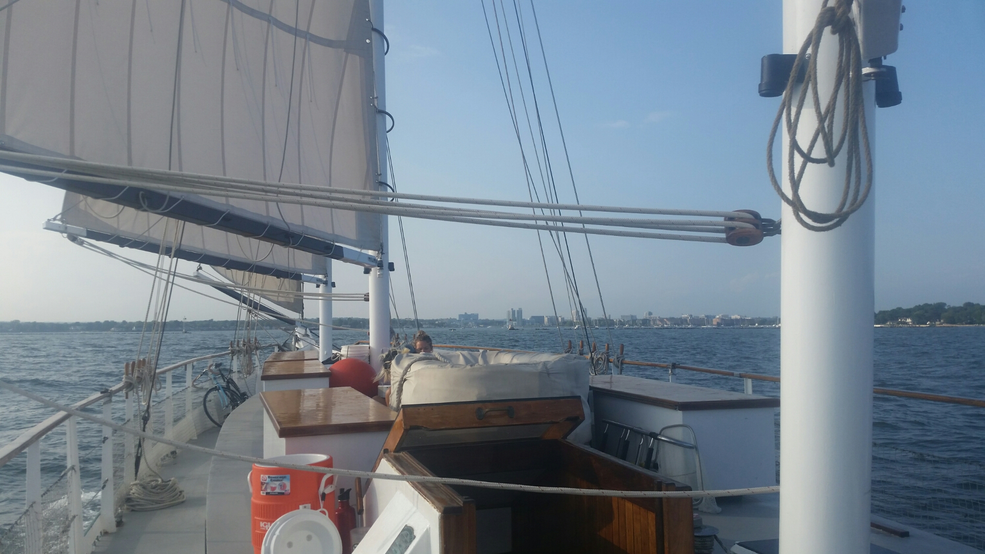 The schooner SoundWaters is home! - SoundWaters